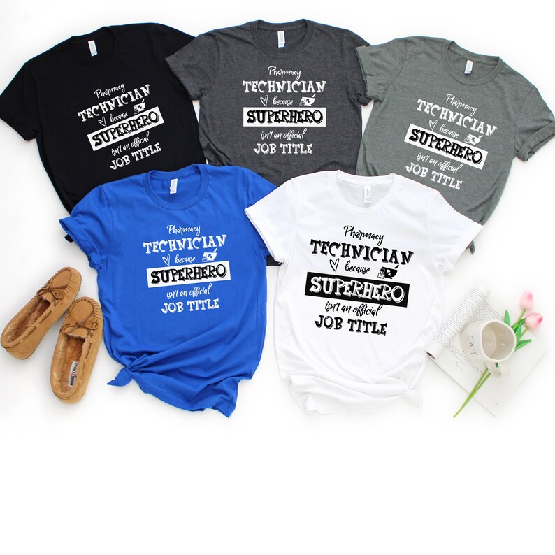 Pharmacy Technician Shirts Pharmacy Technician Because - Etsy