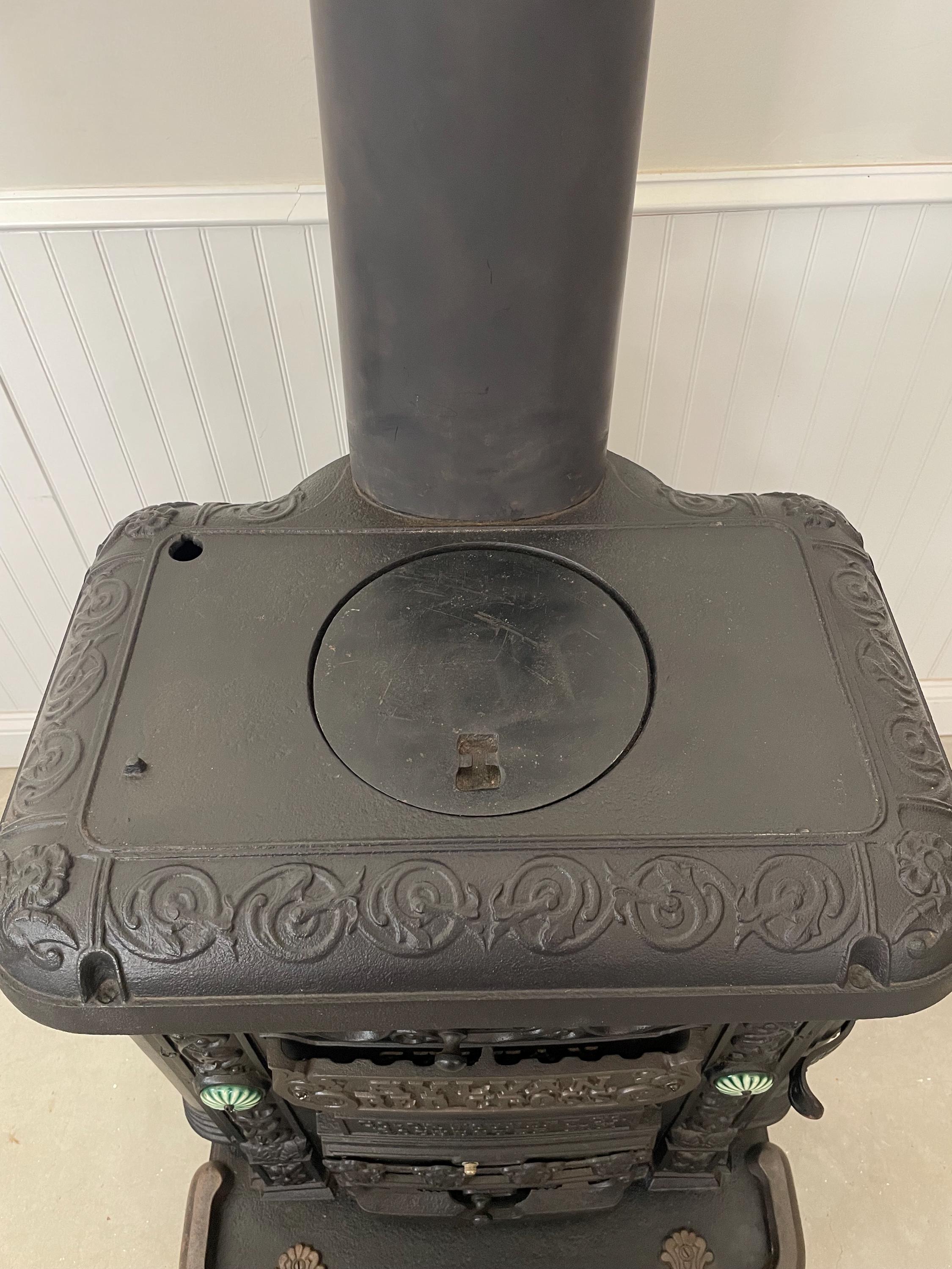 Antique Sylvan Red Cross Parlor Stove - Etsy