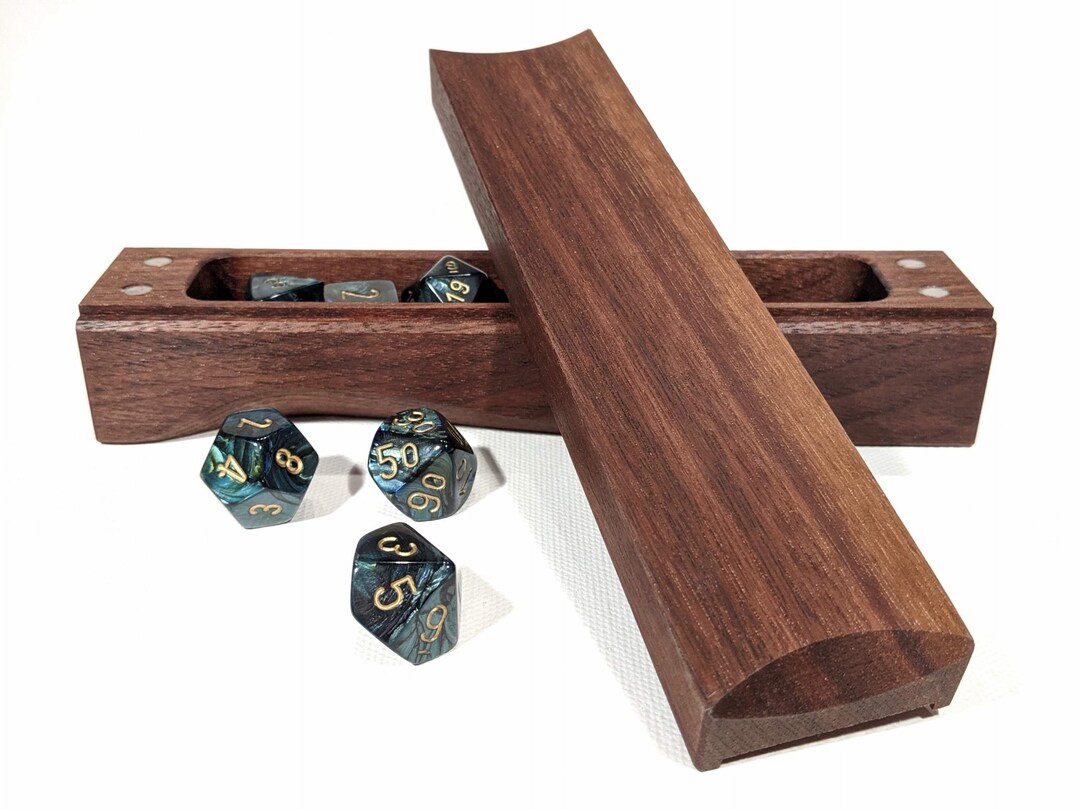 D&D Gaming Dice Box | Wood | Dungeons and Dragons | Dnd | Tabletop ...