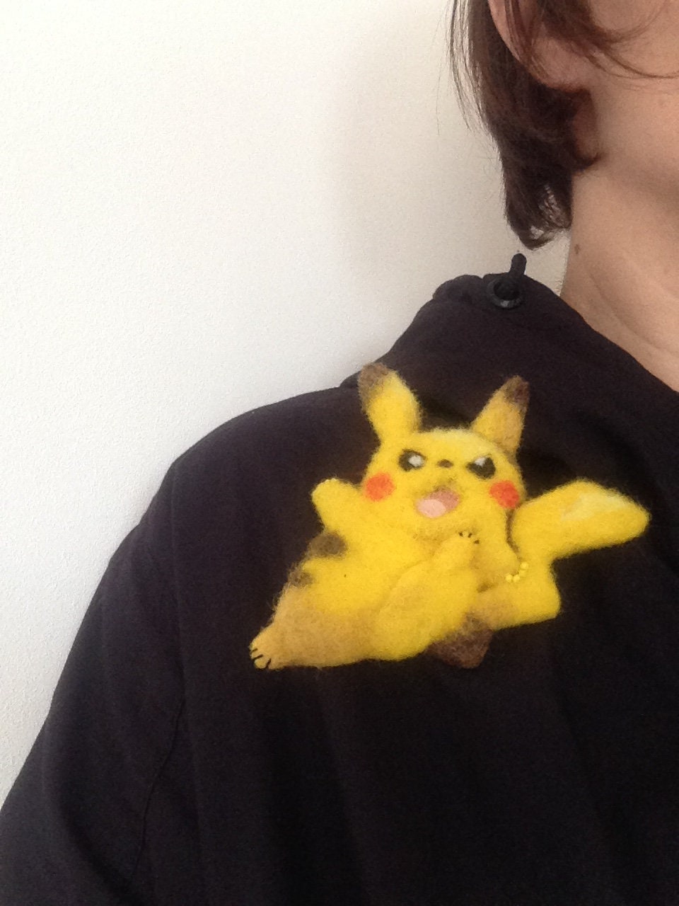 Pikachu Needlefelted Brooch Pokemon - Etsy