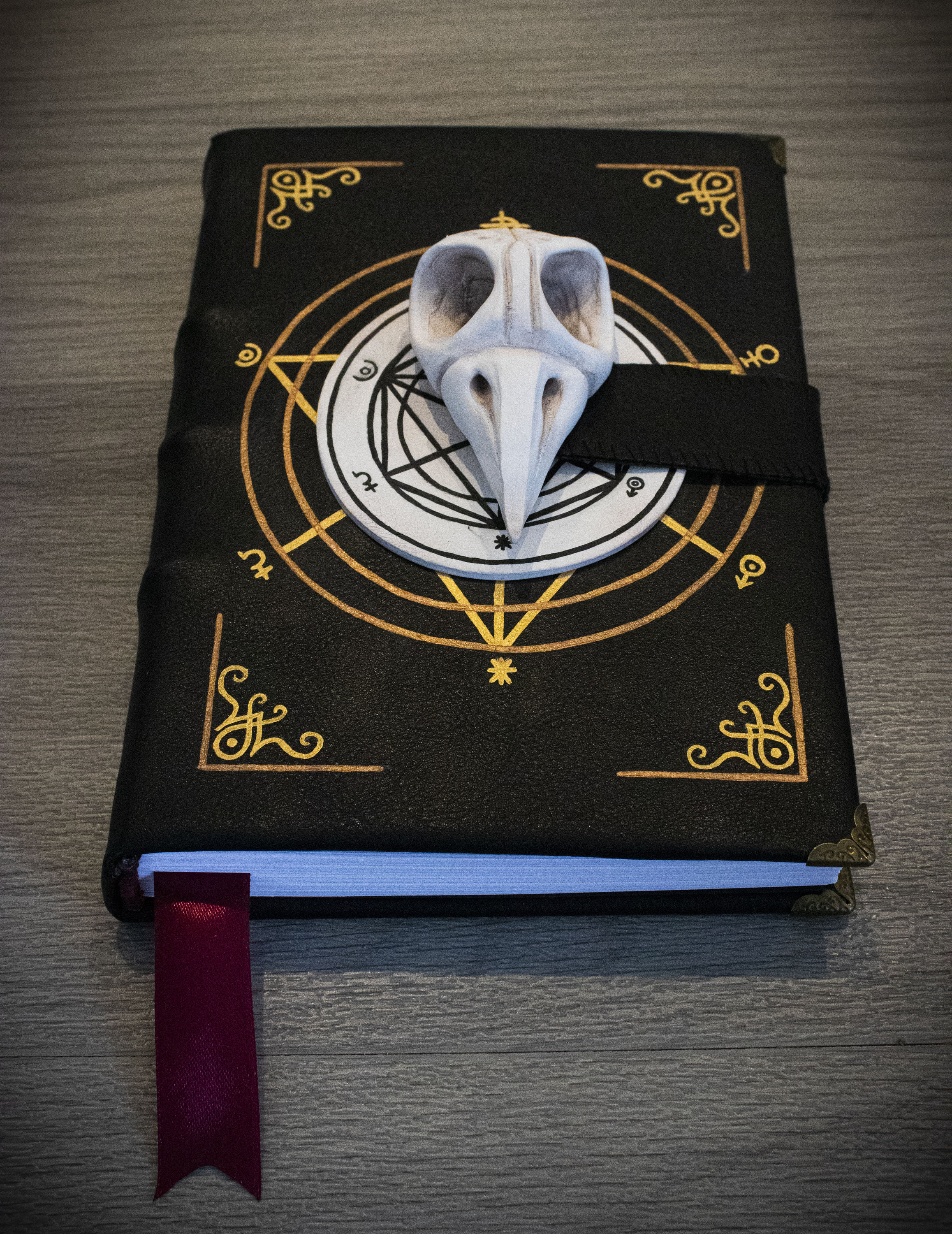 Handmade Spell Book Faux Leather Notebook A5 Journal - Etsy UK