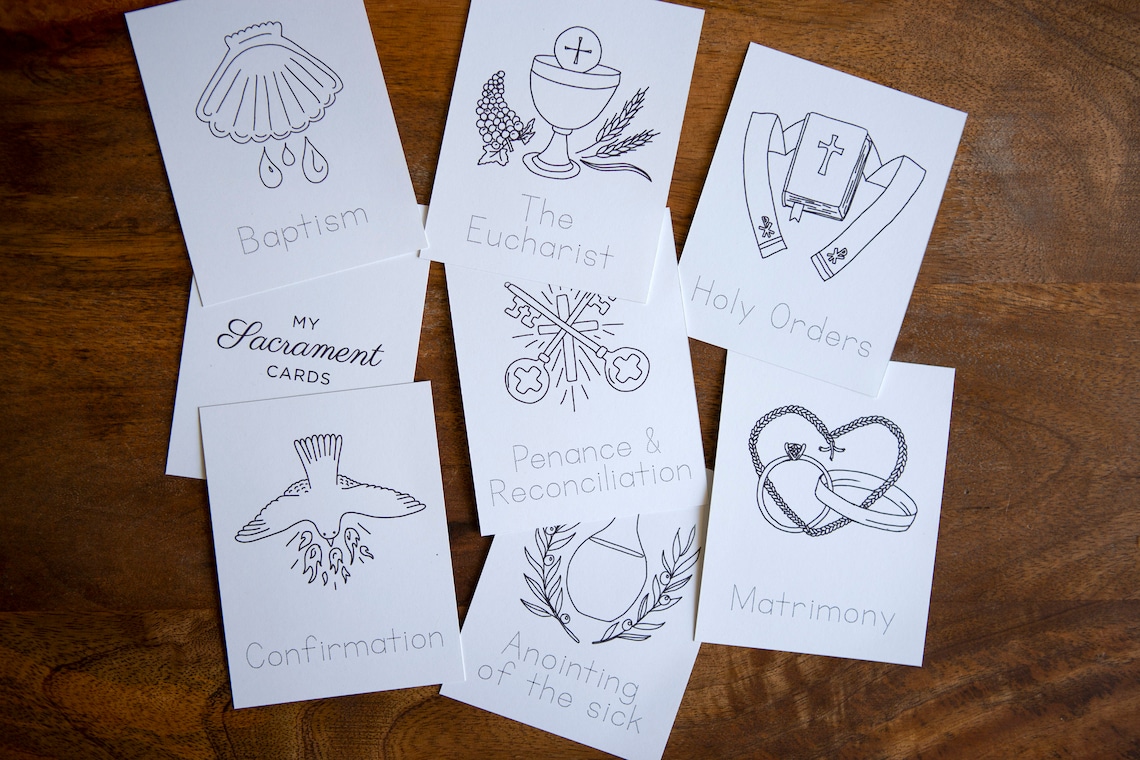 Sacrament Cards - Etsy