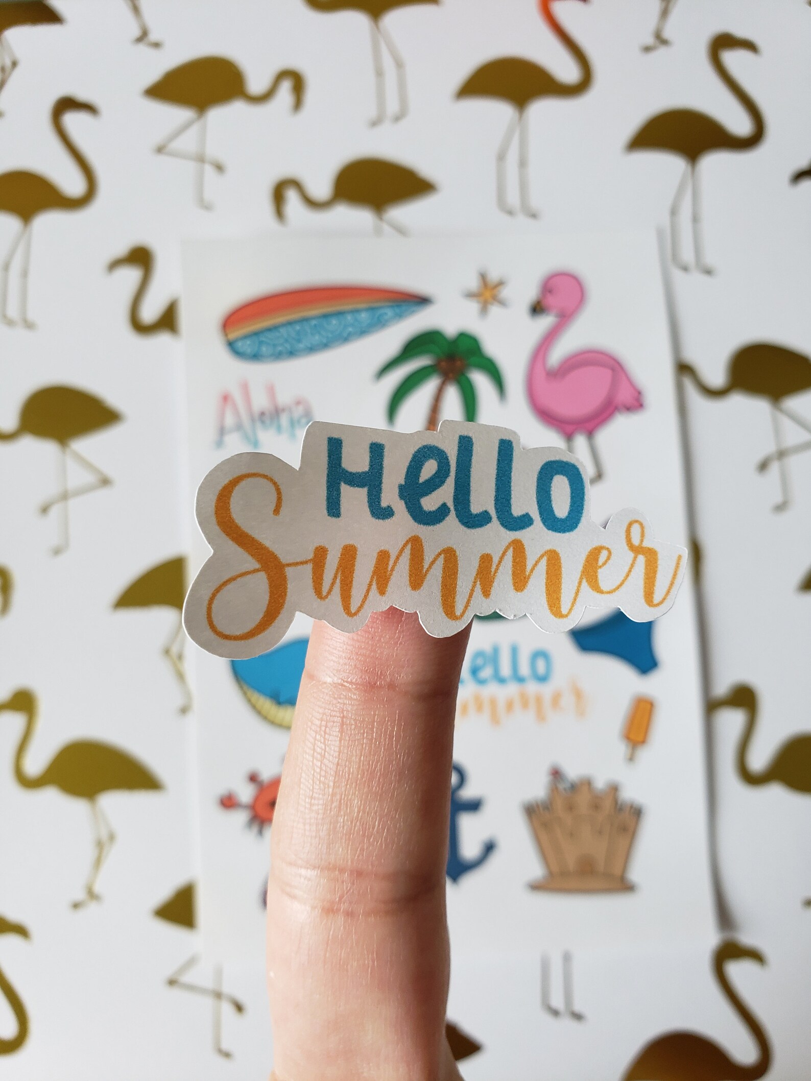 Summer Fun Sticker Sheet Planner/journal Stickers Bujo - Etsy