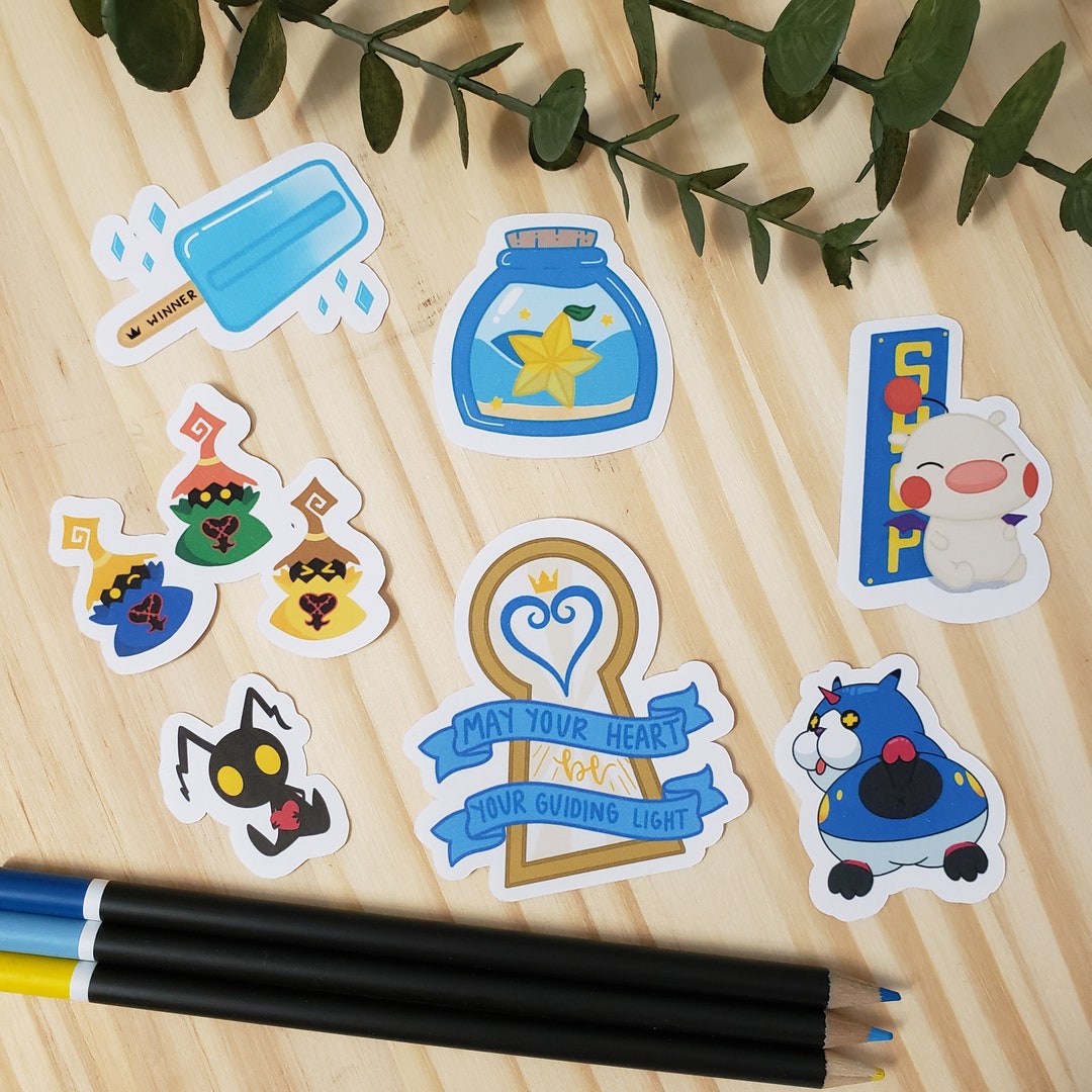 KH Inspired Sticker Set, Holographic Sticker Set - Etsy