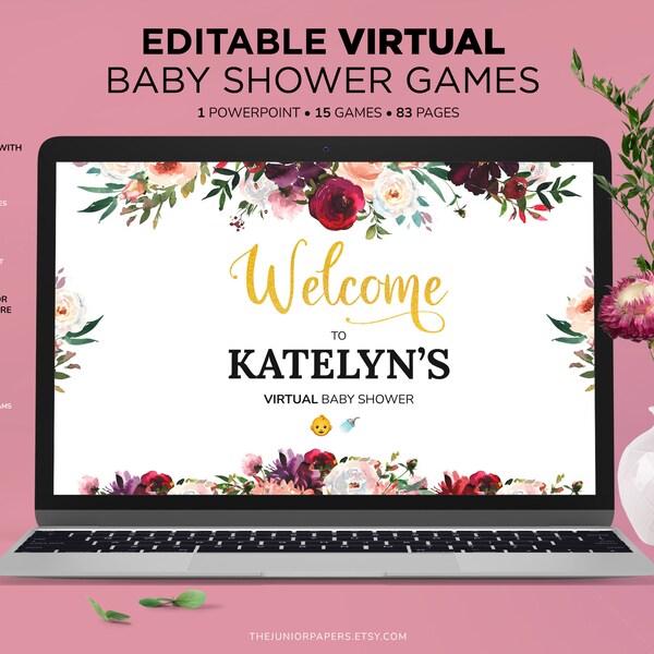 Virtual Baby Shower Favors - Etsy