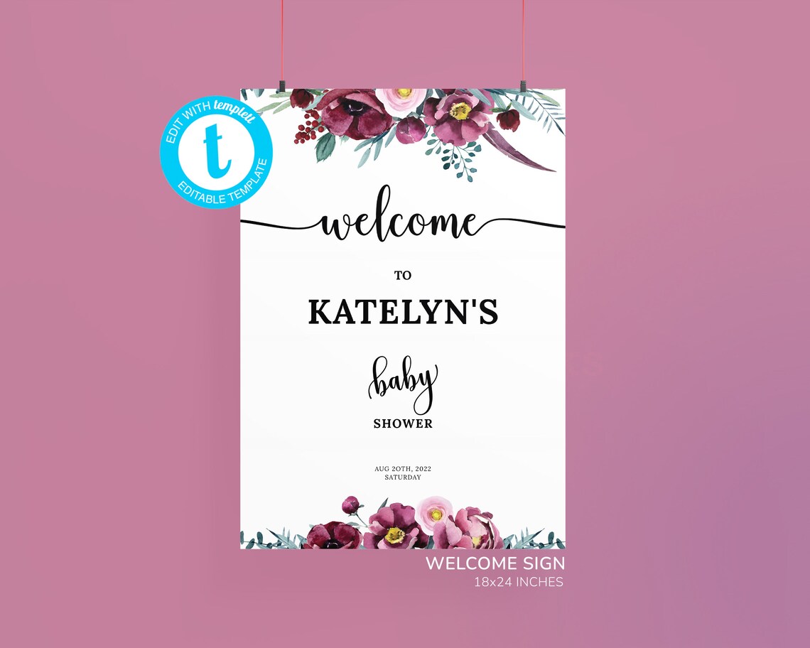 100 Editable Baby Shower Bundle Baby Shower Games Baby Girl - Etsy