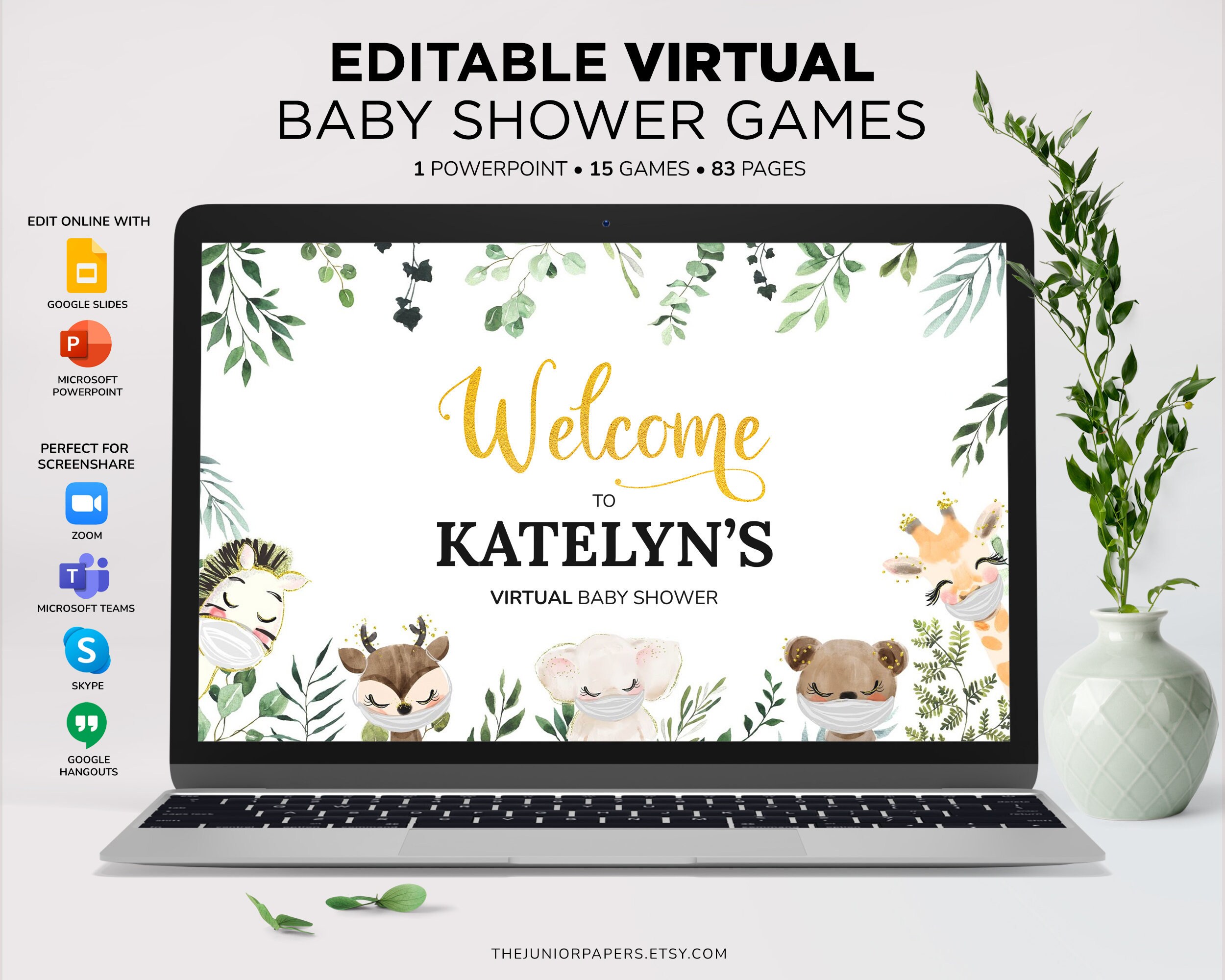 Virtual Baby Shower Games, Powerpoint Baby Shower Games, Virtual Quiz ...