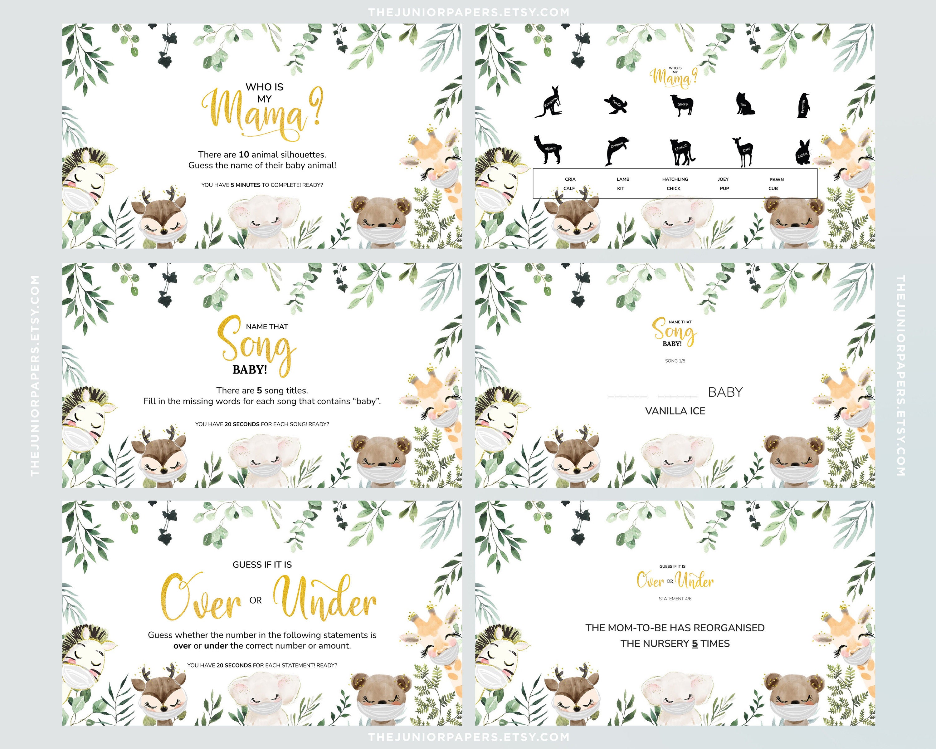 Virtual Baby Shower Games, Powerpoint Baby Shower Games, Virtual Quiz ...