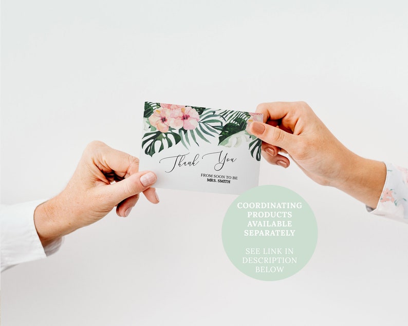 Editable Tropical Table Sign Hawaiian Tropical Bridal - Etsy