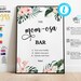 Editable Tropical Baby Shower Signs Printable Shower Table - Etsy