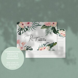 Editable Tropical Table Sign, Hawaiian, Tropical, Bridal Shower Sign ...