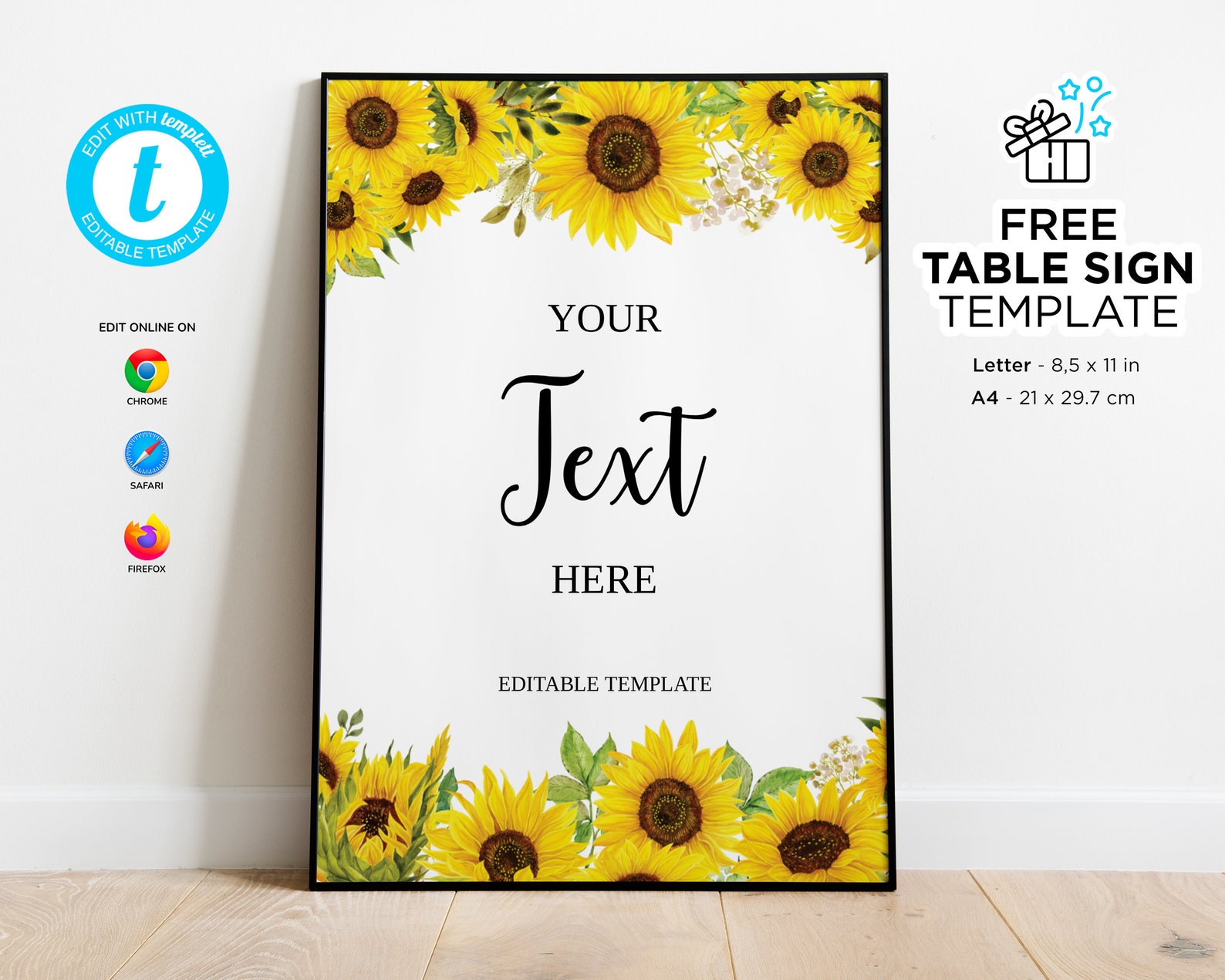 Sunflower Editable Baby Shower Games Printable Summer - Etsy