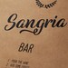 Sangria Bar Baby Shower Sign Rustic Kraft Printable Table - Etsy