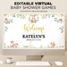 Woodland Animals Editable Virtual Baby Shower Games - Etsy