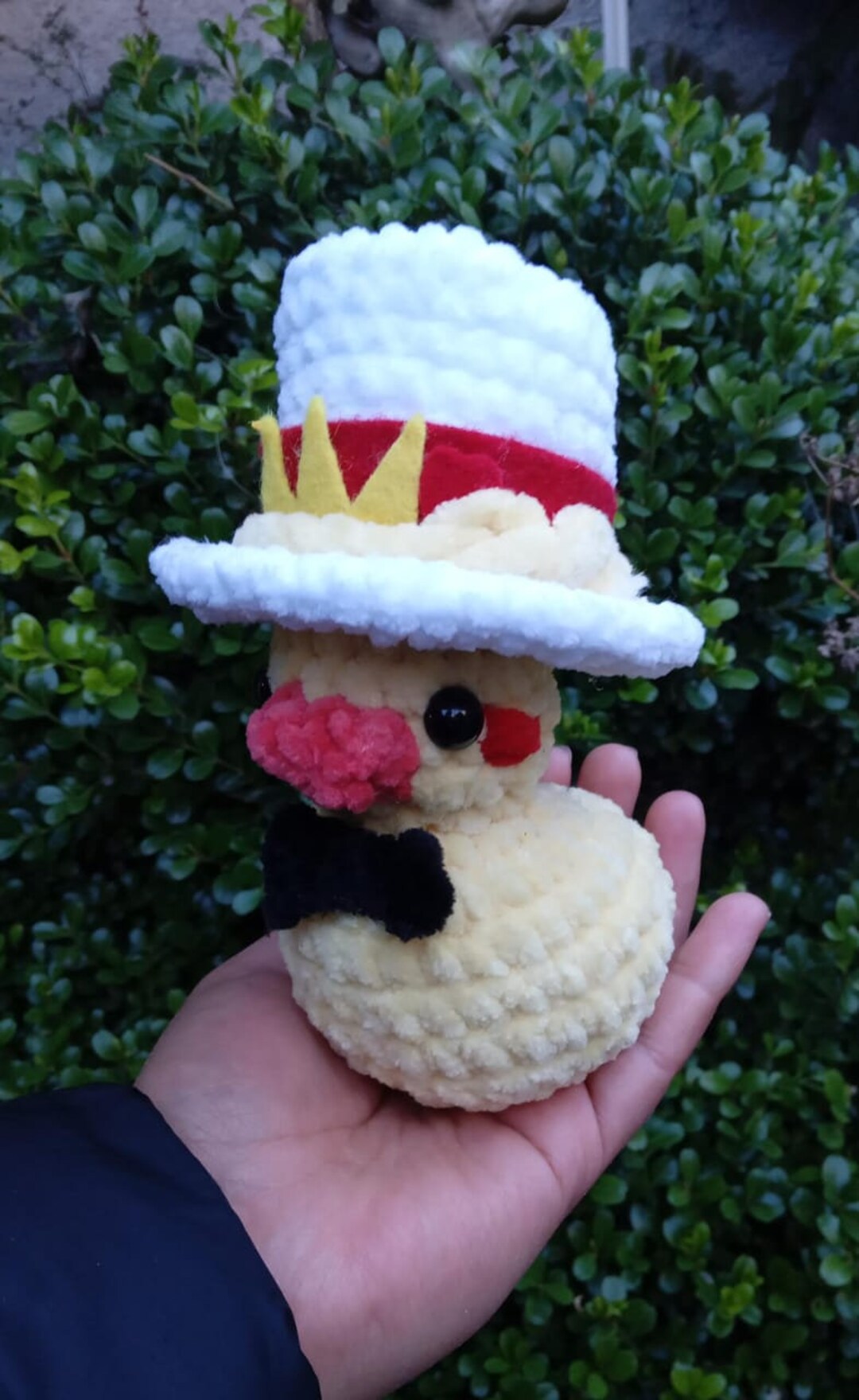 Lucifer Duck Duck Crochet Amigurumi Hazbin Hotel Lucifer Ducky Ducky - Etsy