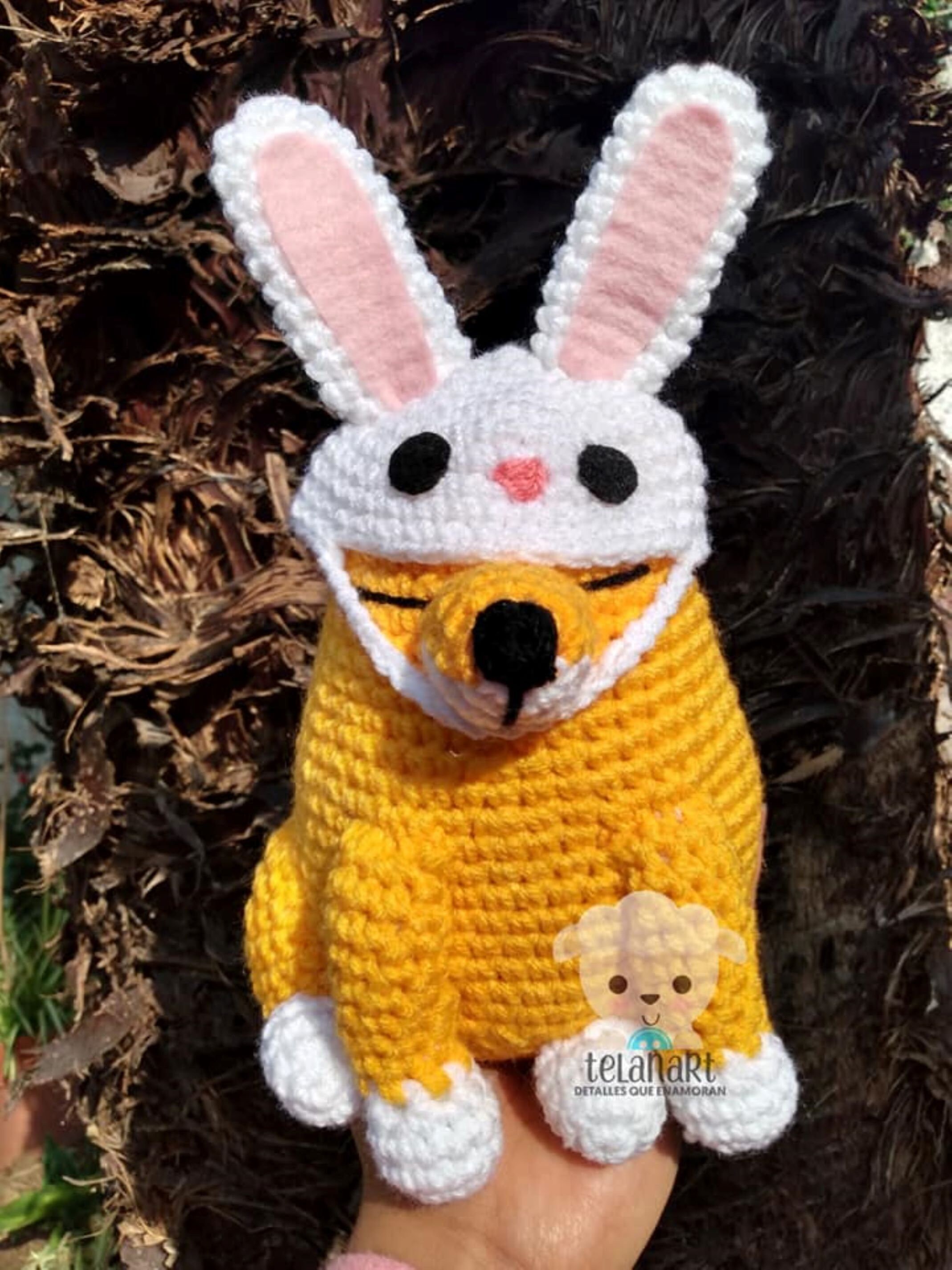 Stuffed meme Cheems with hat to choose doge woven crochet | Etsy
