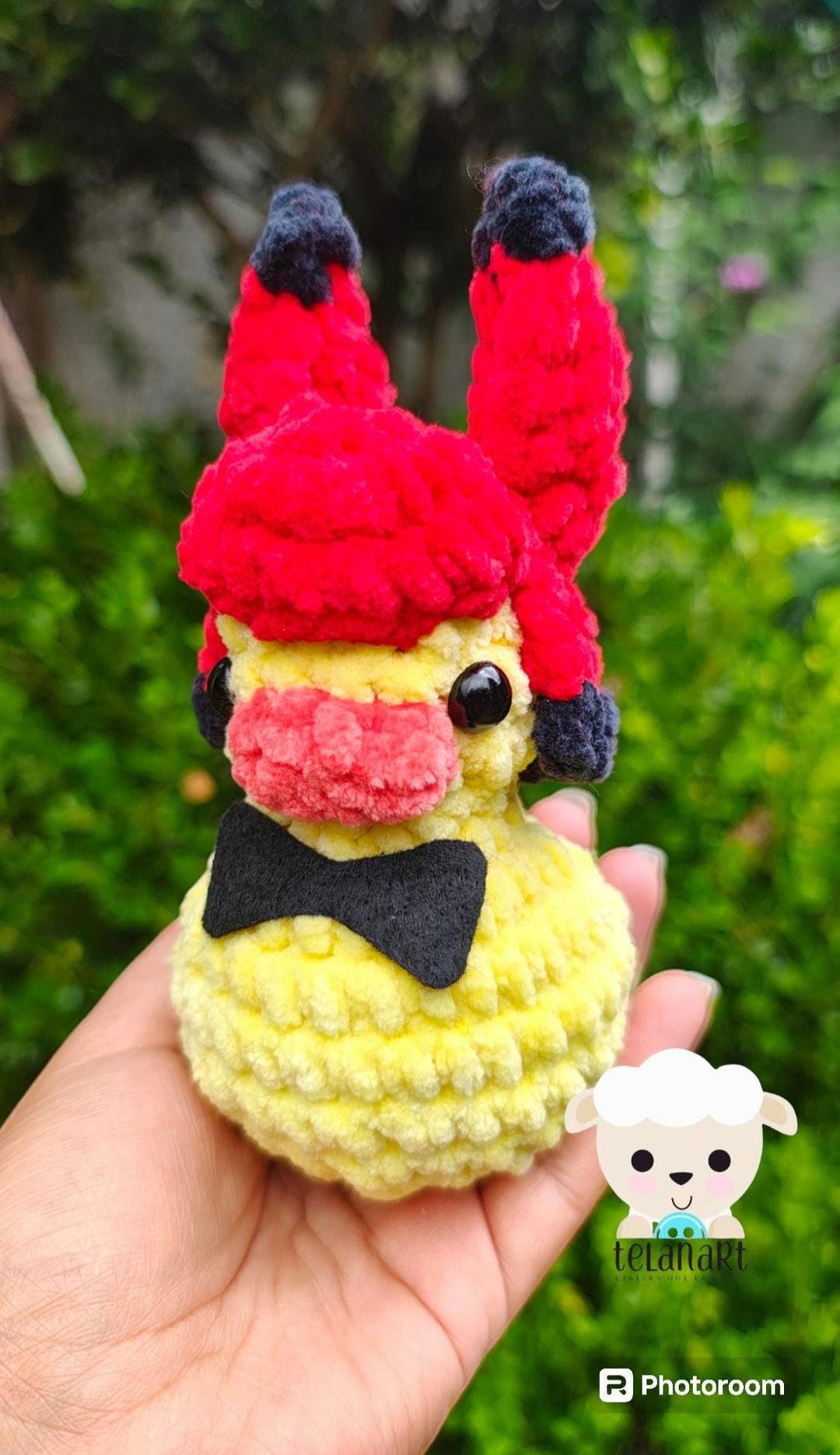 Alastor Duck Duck Crochet Amigurumi Hazbin Hotel Alastor Duckling - Etsy