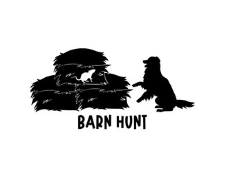 Barn Hunt Decal - Etsy