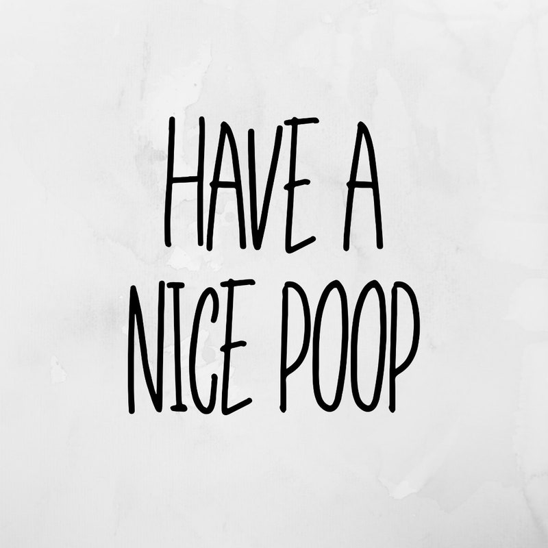 Have a Nice Poop - Etsy