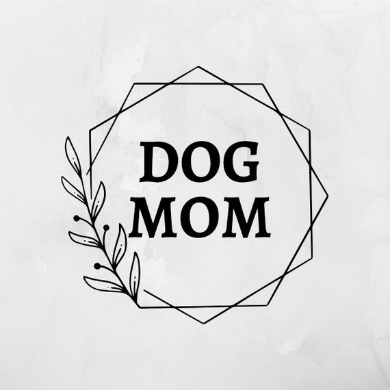 Dog Mom Floral Decal Dog Mom Car Decal Decals for Car Pet - Etsy