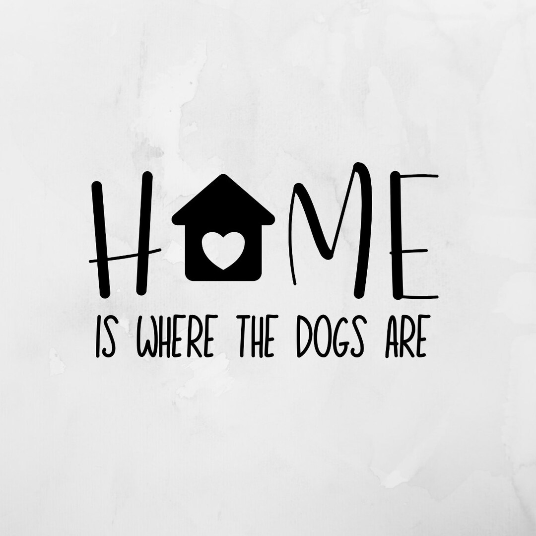 Home is Where the Dogs Are Decal, Dog Car Decal, Decals for Car, Pet ...