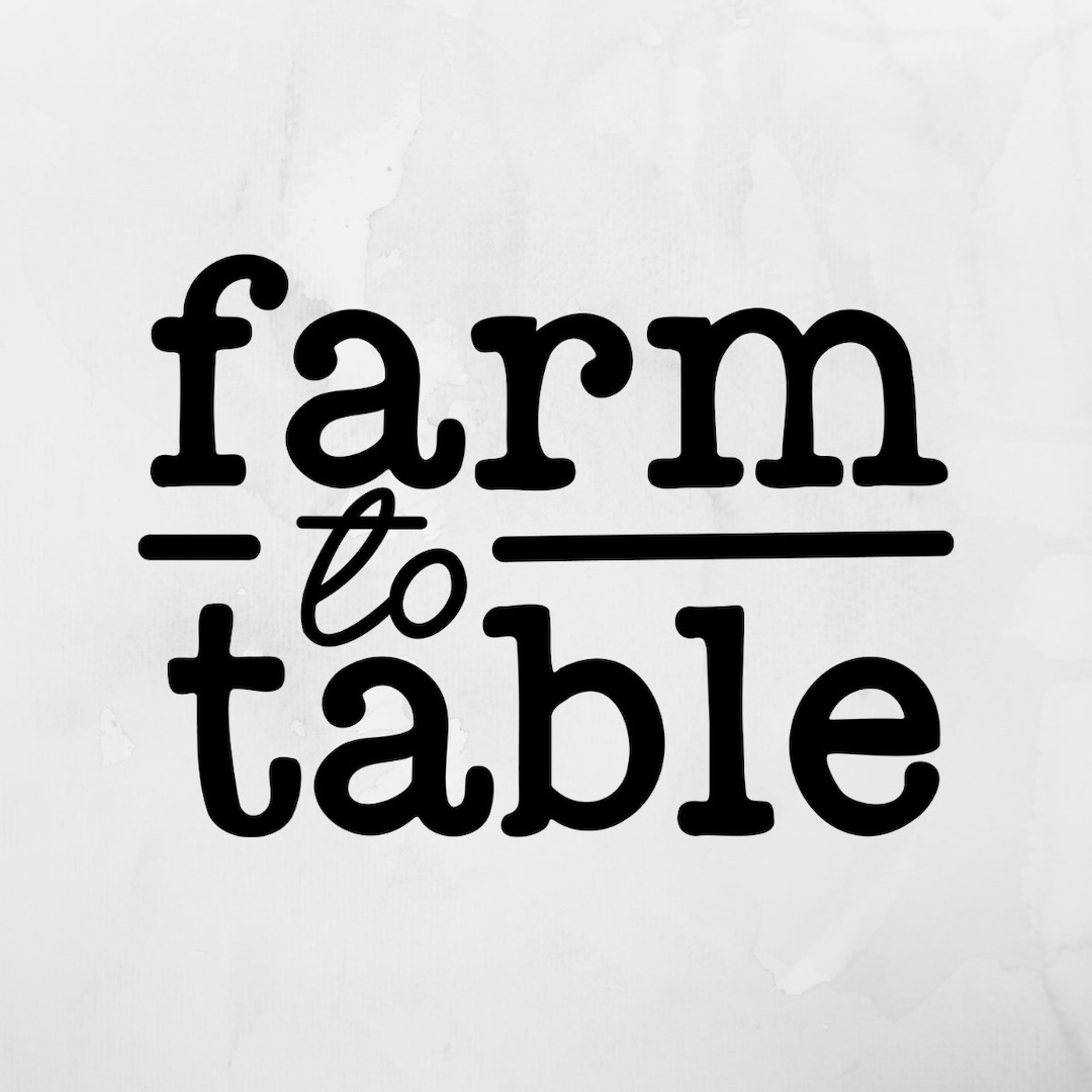 Farm to Table Decal, Farmhouse Decal, Decal for Home, Kitchen Decal ...