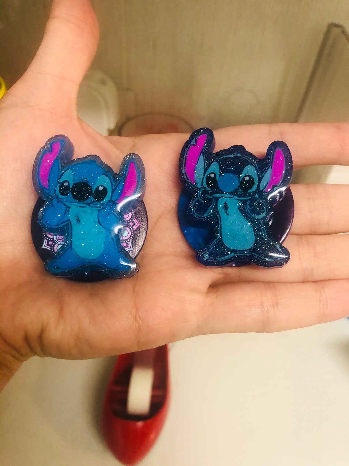Stitch inspired popsocket | Etsy