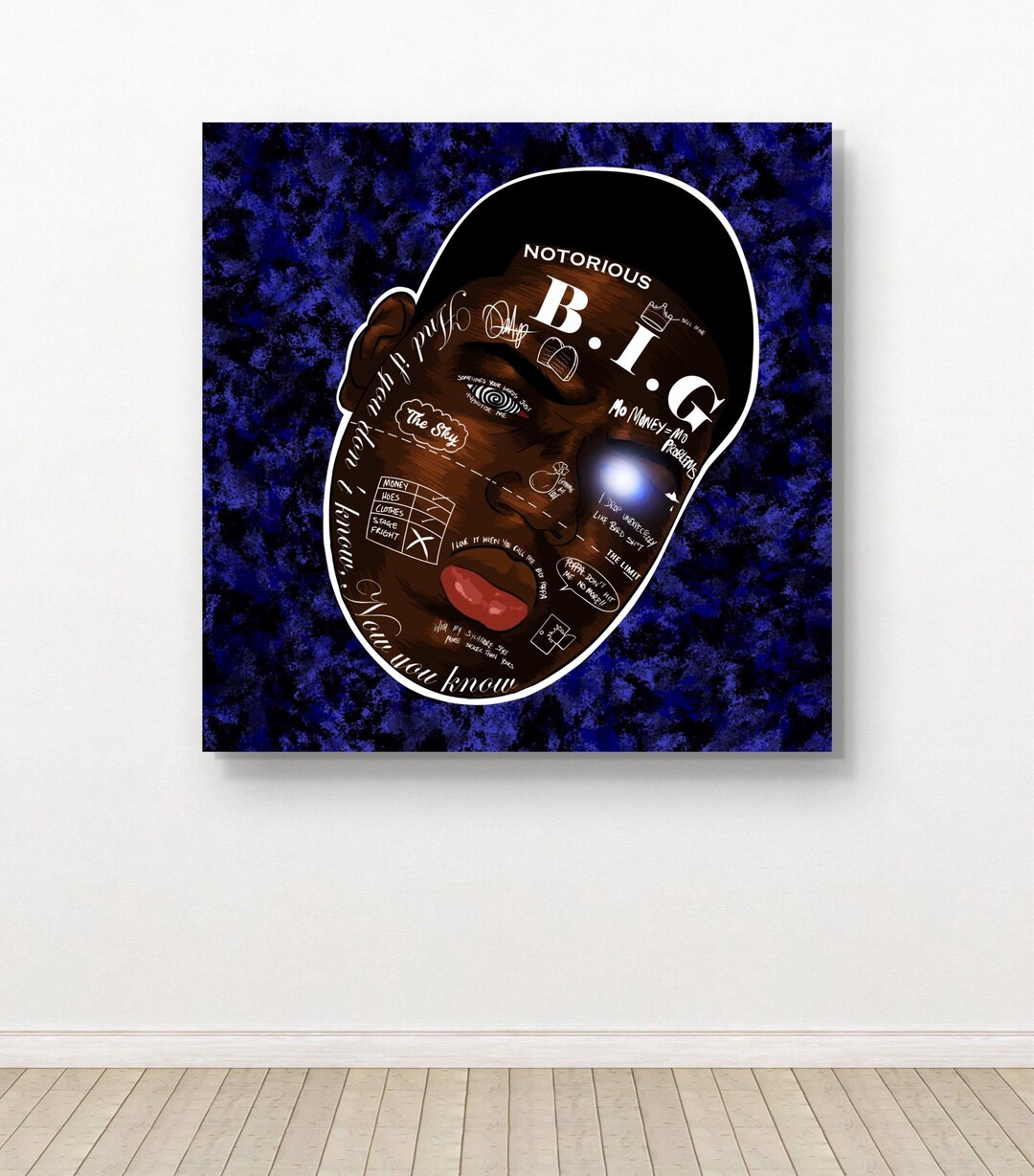 Biggie Smalls Lyrically Head - Etsy