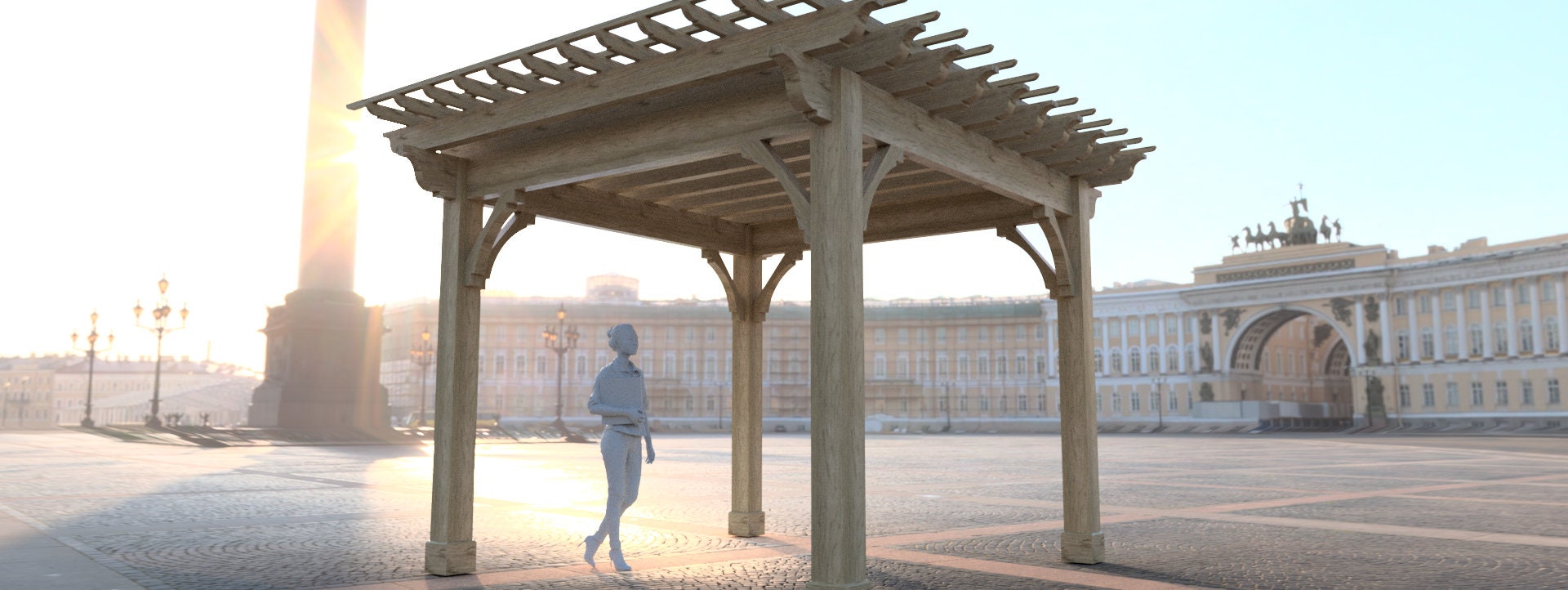 Classic Pergola Design Files - Etsy