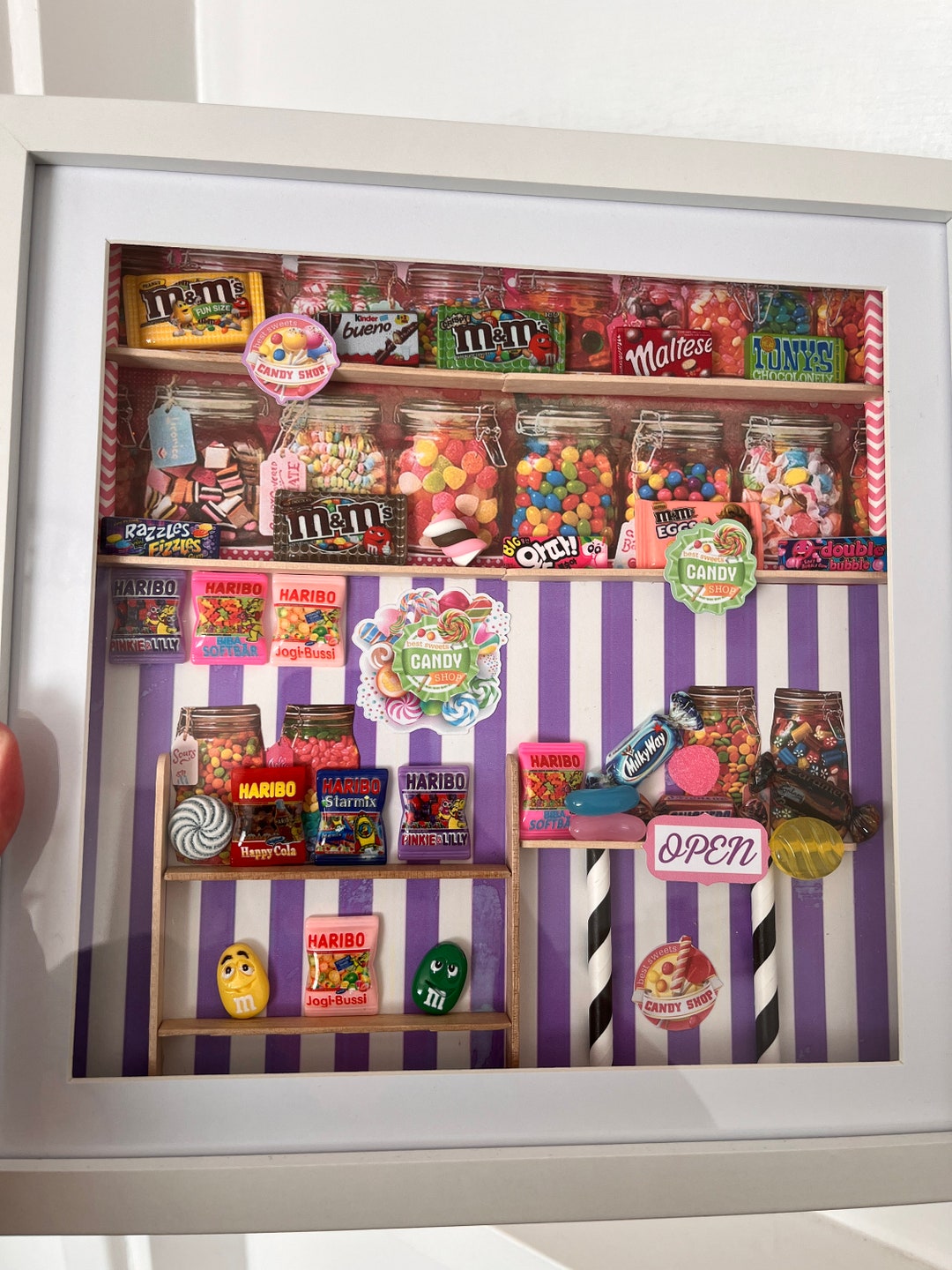 Candy Shop Frame Sweetie Shop Wall Decor - Etsy