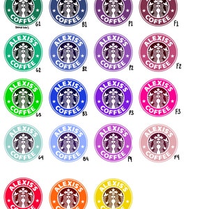 Starbucks Logo Custom Sticker - Etsy