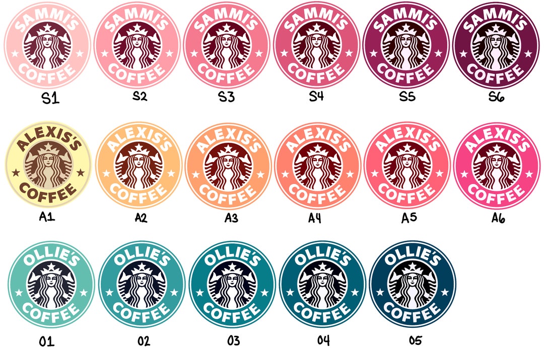 Starbucks Logo Custom Sticker - Etsy