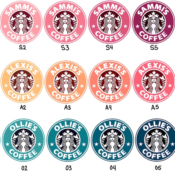 Starbucks Stickers - Etsy