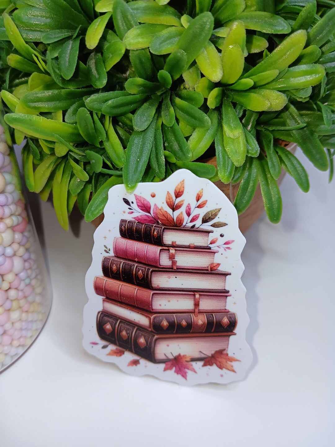 Fall Book Stack Die Cut Sticker, Planner Laptop Decal - Etsy