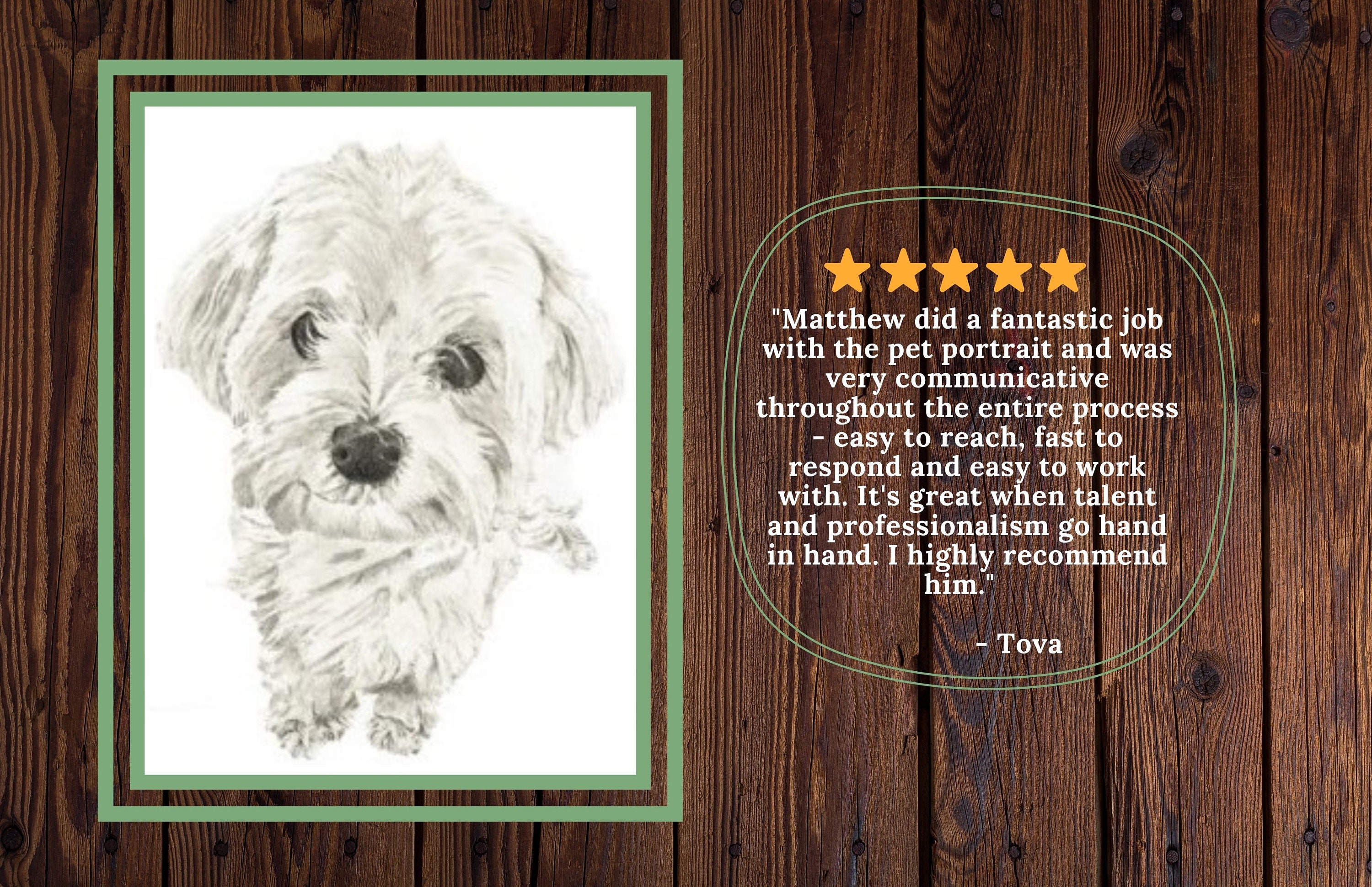 Custom Pet Portrait, Hand Drawn Pet Portrait, Portrait From Photo, Pet ...