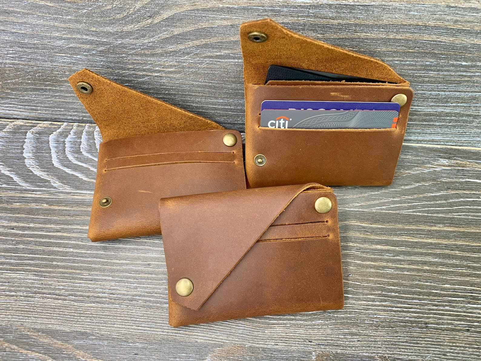 Men's Leather Wallet, Minimalist Card Wallets, Christmas Gift ...