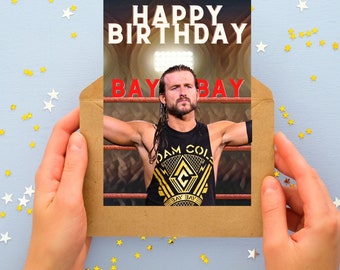 Birthday Card Aew - Etsy