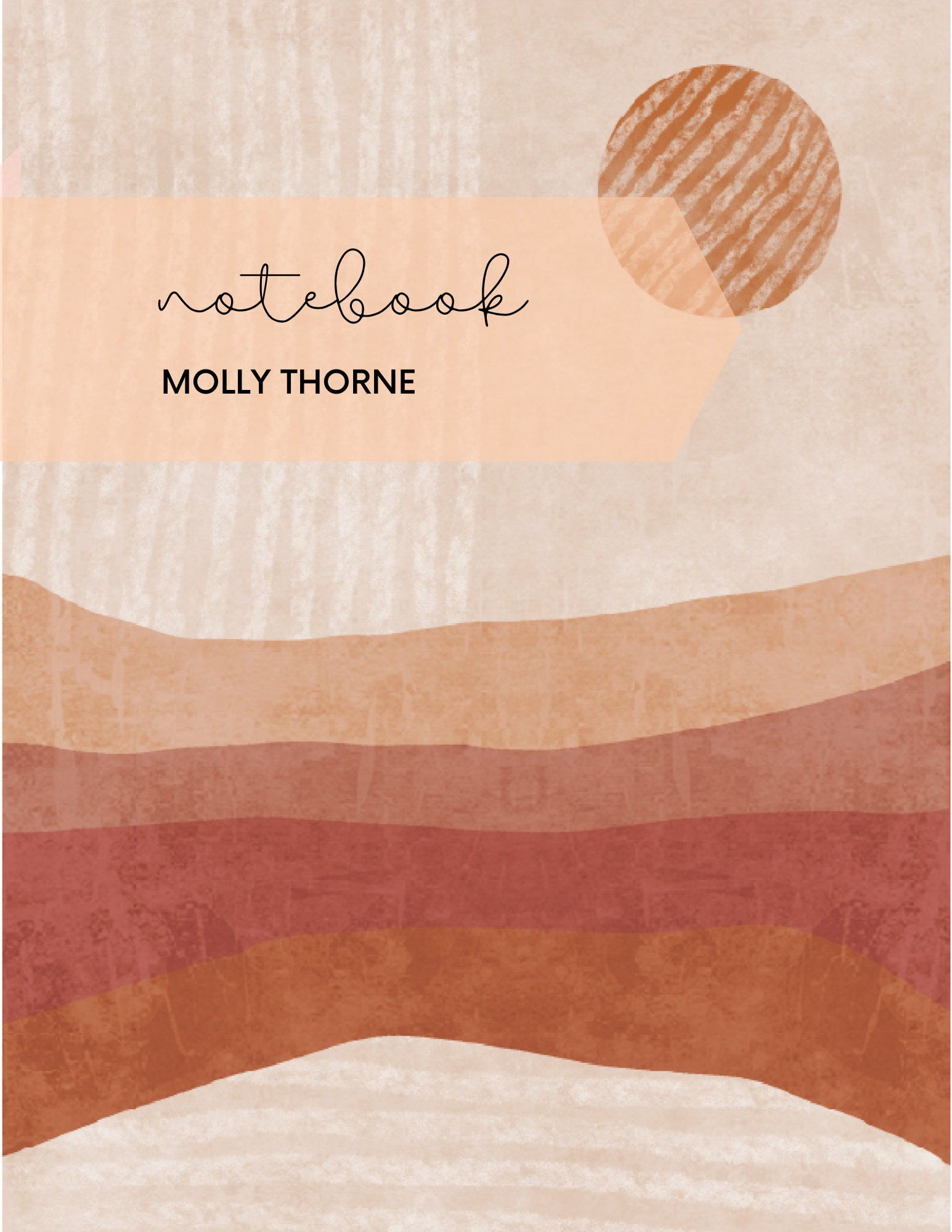 EDITABLE Boho Binder Covers & Spines Printable Binder Covers - Etsy