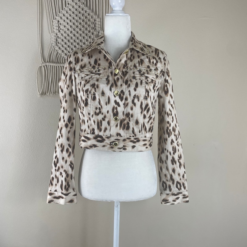 Cat Print Jacket - Etsy