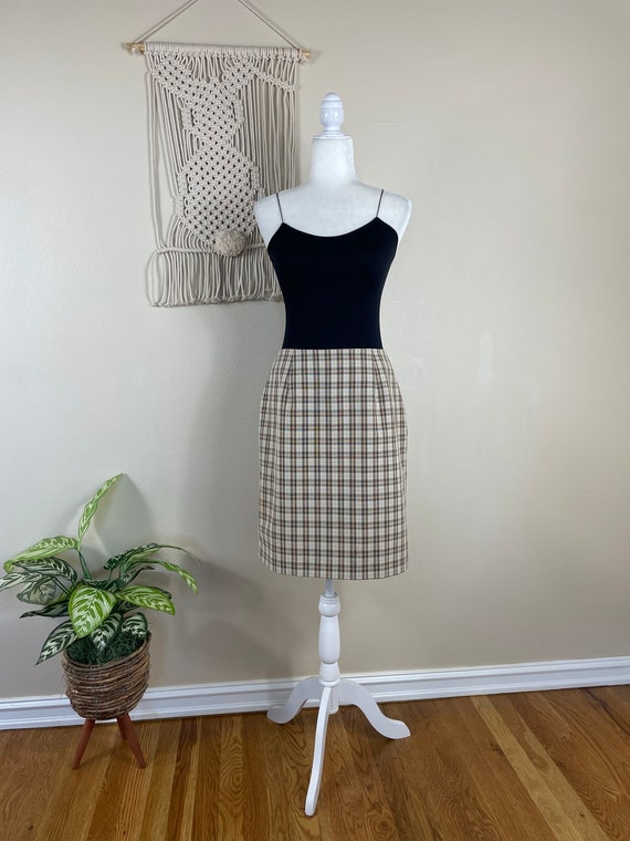 Vintage 90s preppy checker - Gem