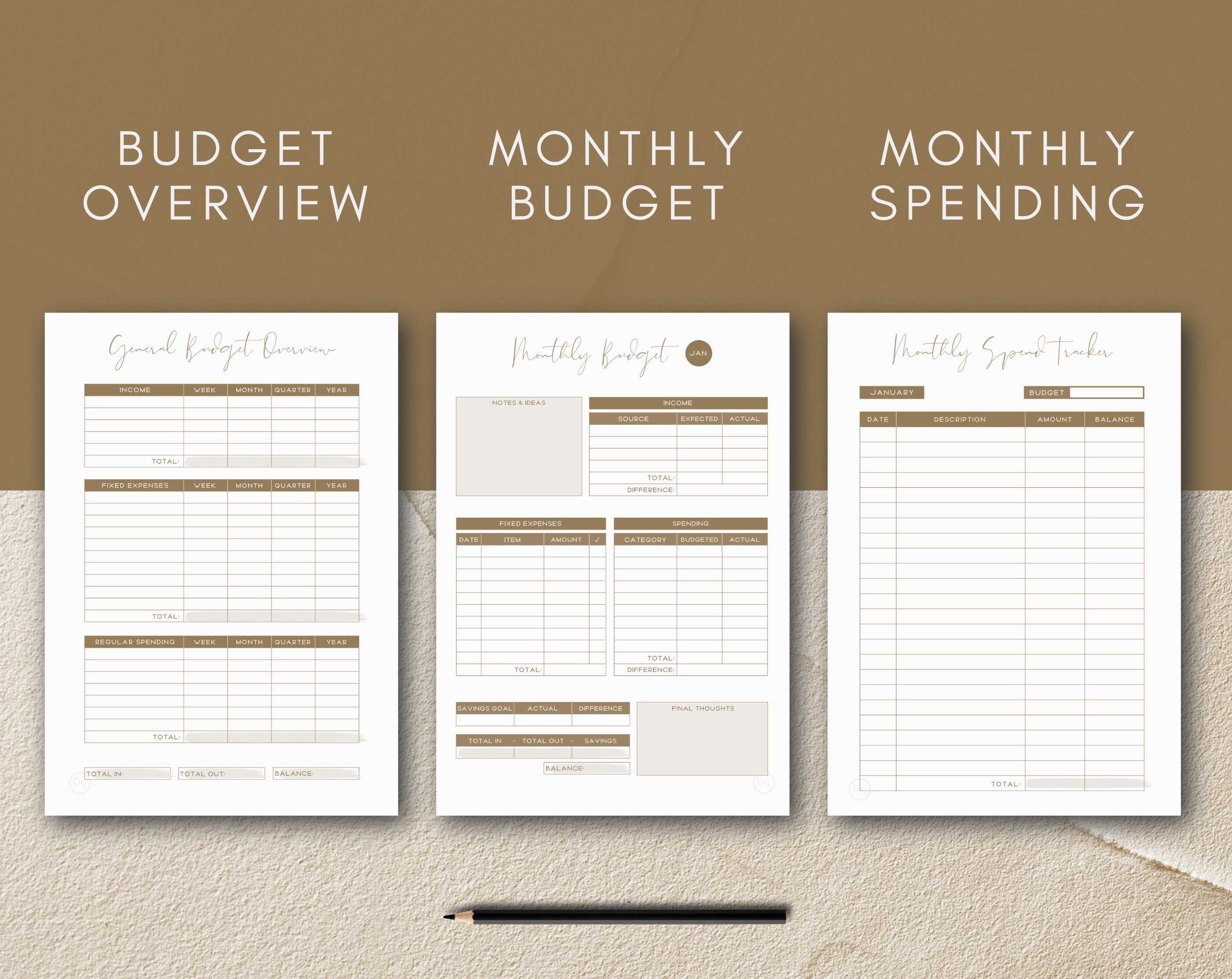 Printable Budget Journal Printable Financial Planner Etsy Australia
