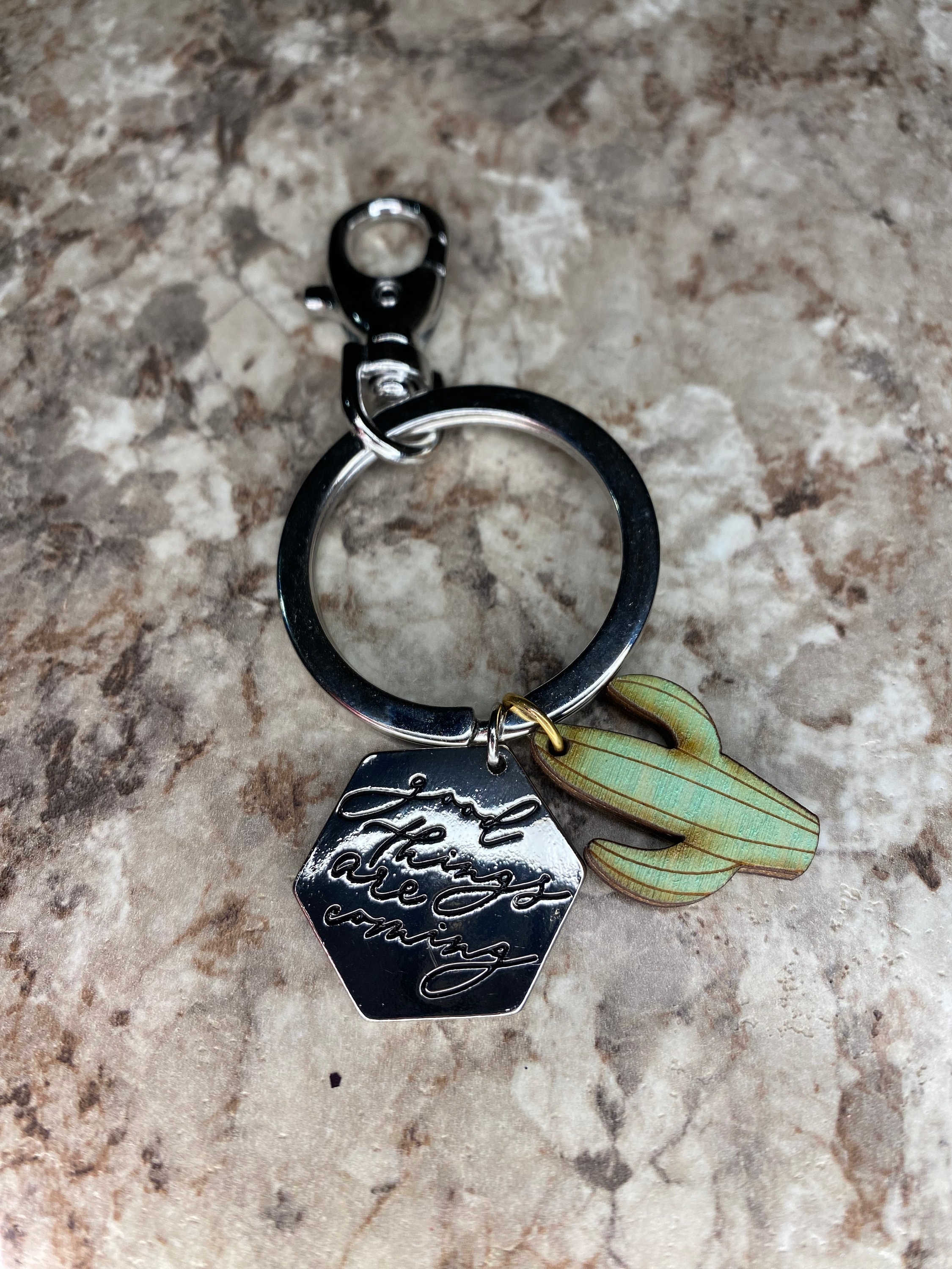 Keychain / Cactus / Cactus Keychain / Cactuses / Keychains / Quotes - Etsy