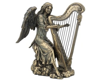 Angel With Harp - Etsy