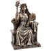 Demeter on Throne Statue Bronze Sculpture. Greek Goddess.goddess of the ...