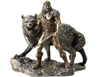 Tyr Statue Fenrir - Etsy