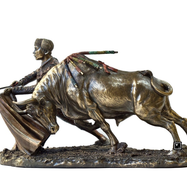 Spanish Bull Statue - Etsy