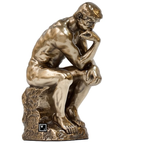 The Thinker Low Polygon Statue Inspired by Rodin 3D Printed - Etsy UK