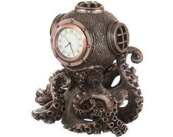 Octopus Table Clock - Etsy