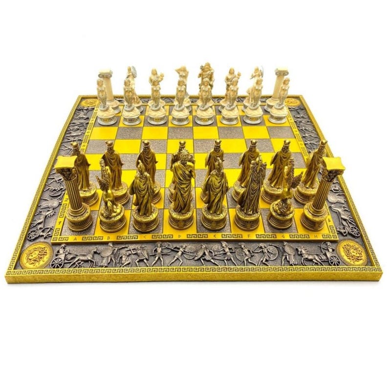 Greek Chess Set - Etsy