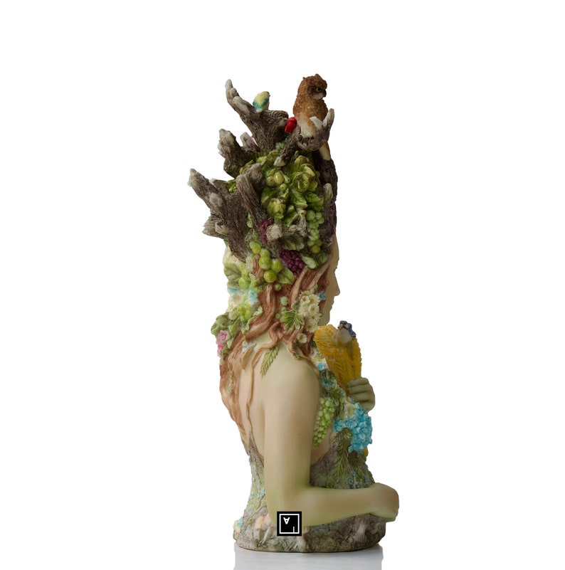 Gaia Bust Statue Figurine.gaia Mother of Earth - Etsy